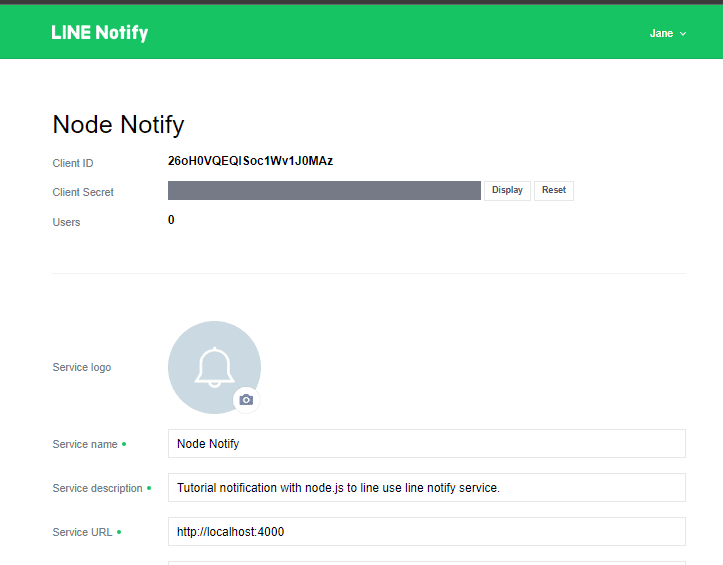 สร้างการแจ้งเตือนด้วย Node เข้า LINE ผ่าน LINE Notify