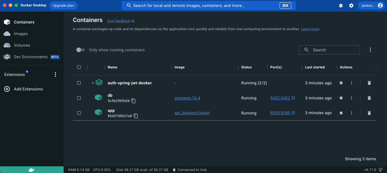 Run Spring Boot ด้วย Docker Compose
